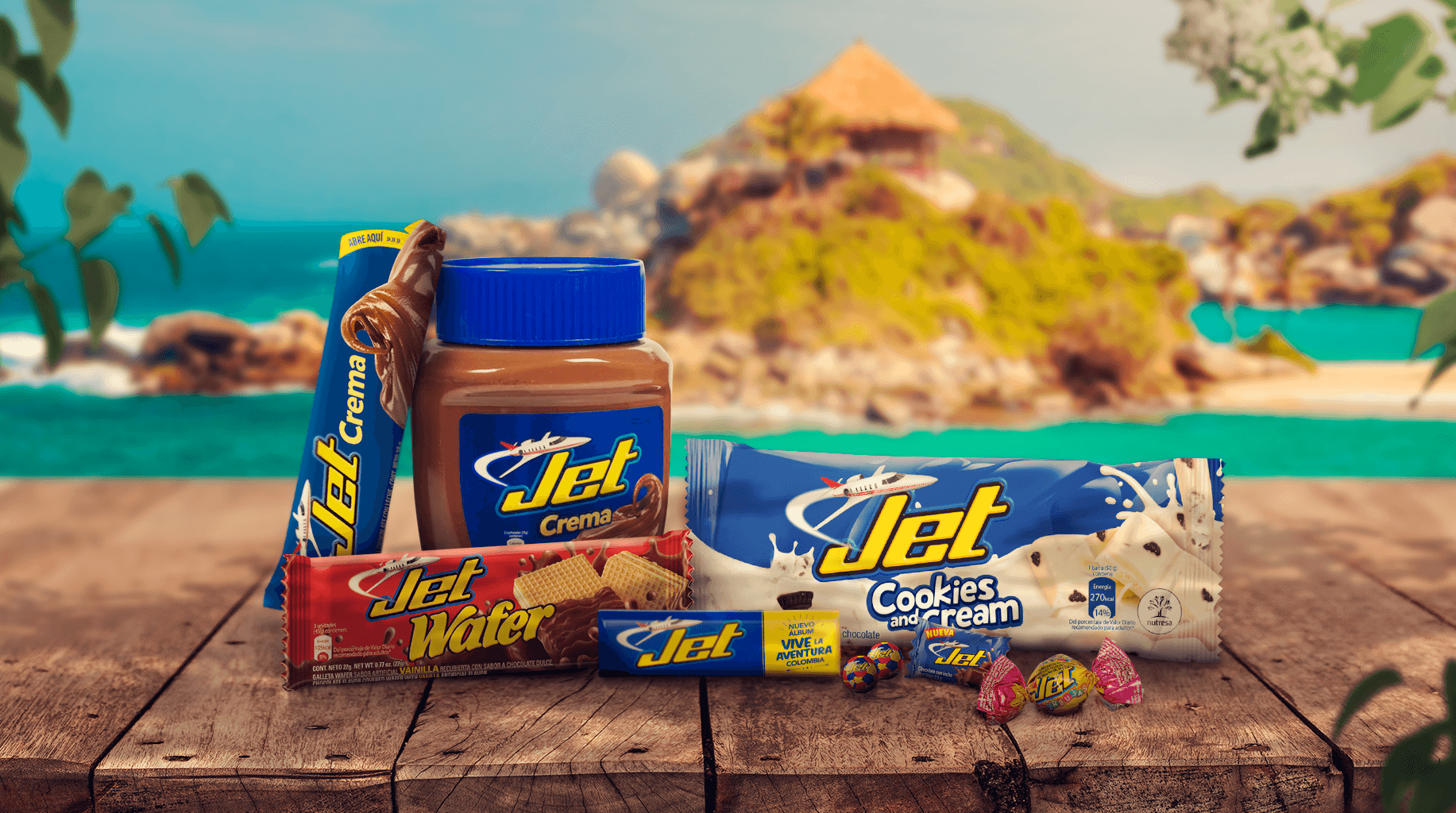Chocolates Jet ¡Descubre el nuevo Álbum Vive la Aventura Colombia!
